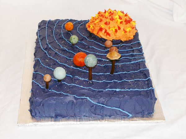 Solar System Cake | Texas Rose Bakery
