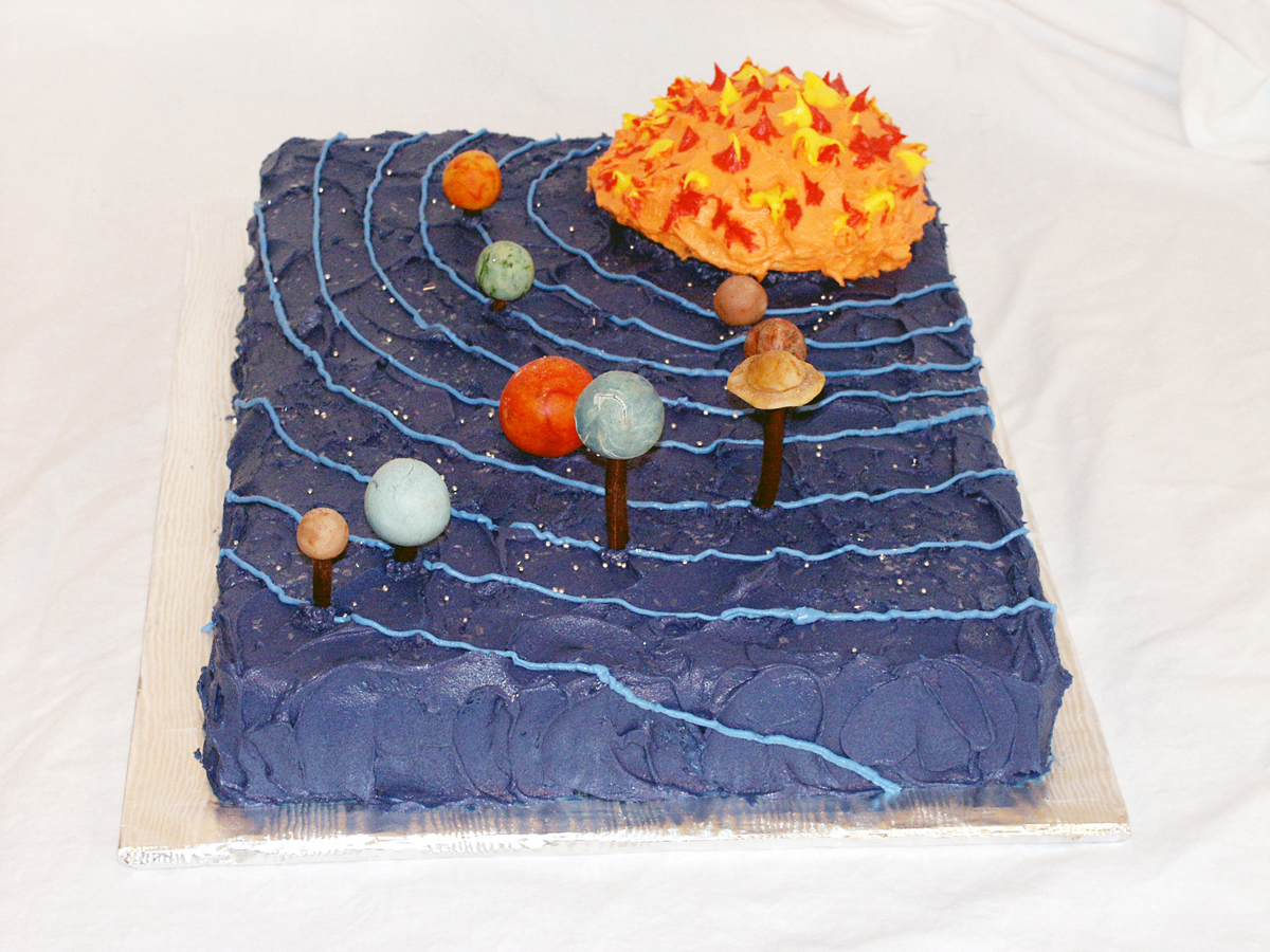 Solar System Cake | Texas Rose Bakery